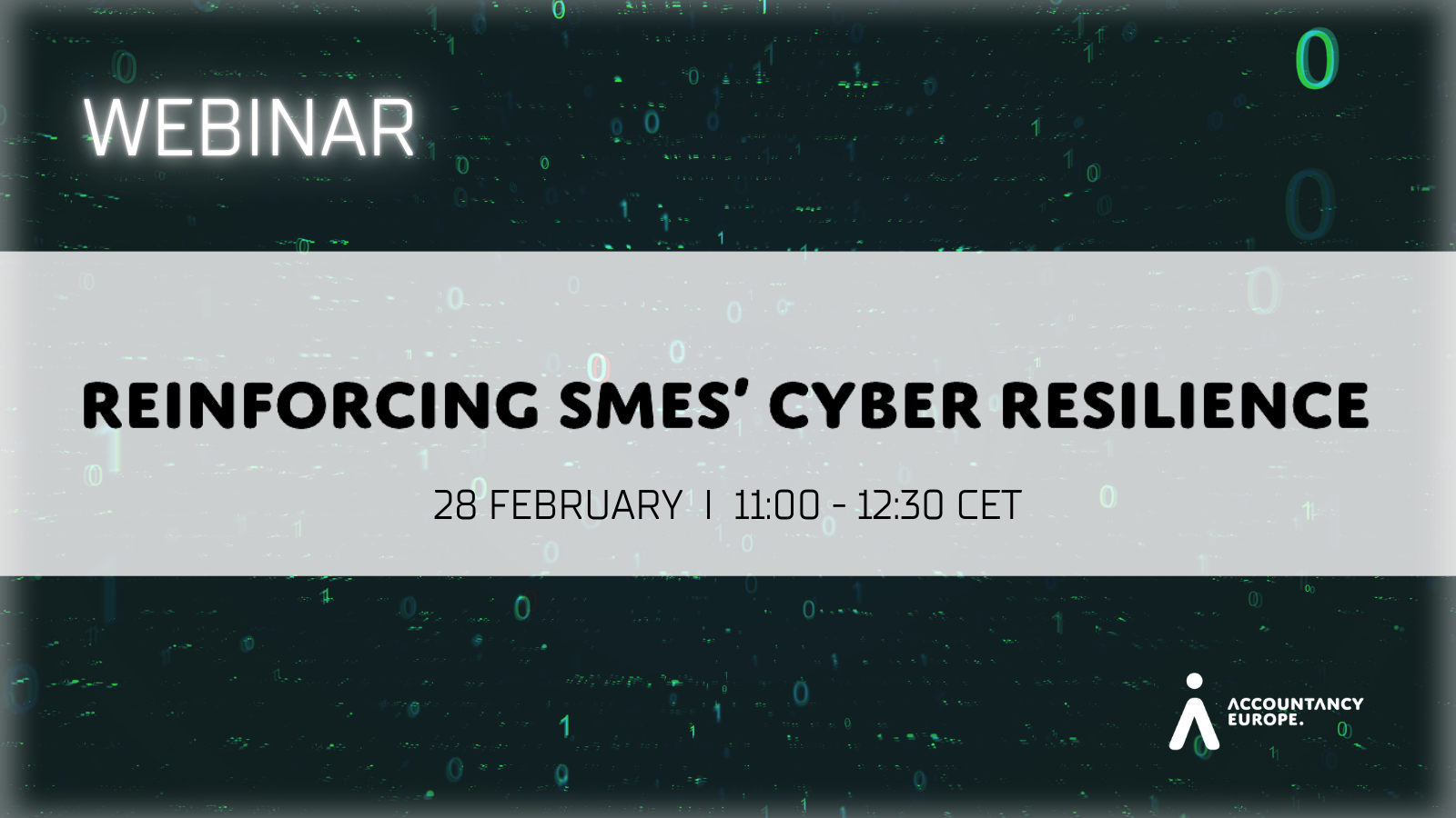 Reinforcing SMEs’ cyber resilience - Accountancy Europe